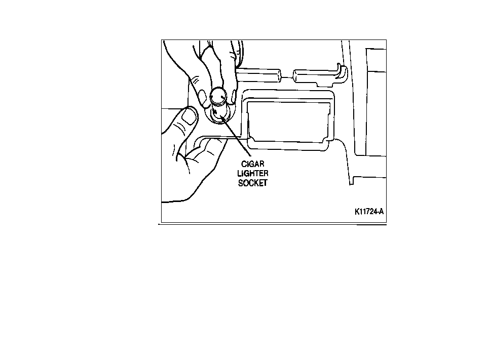 Cigar Lighter Removal 1 Cigar Lighter Removal 1